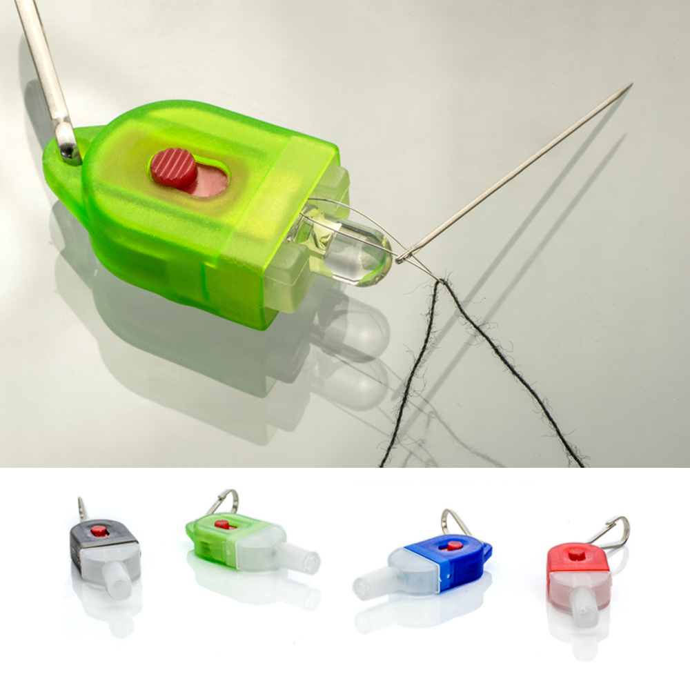 1 LED Lighted Needle Threader Small Portable Illuminated Sewing Tools ...